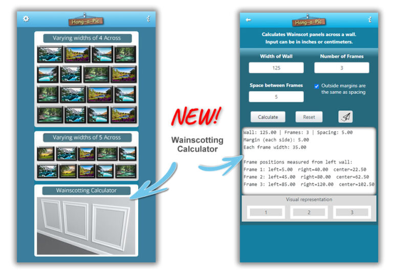 Hanging Pictures Perfectly using Hang-a-Pic for iPhone & Android - Hang ...